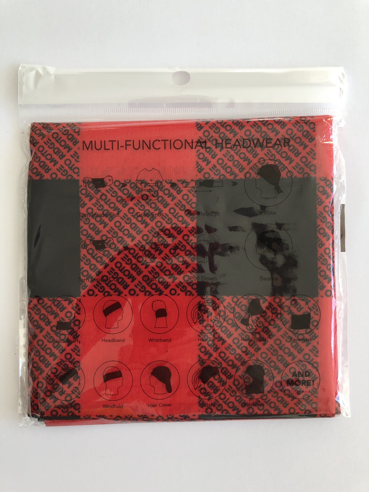 RIDGE MOTO Motorcycle Neck Tube Buffer Scarf Bandana Face Mask ...