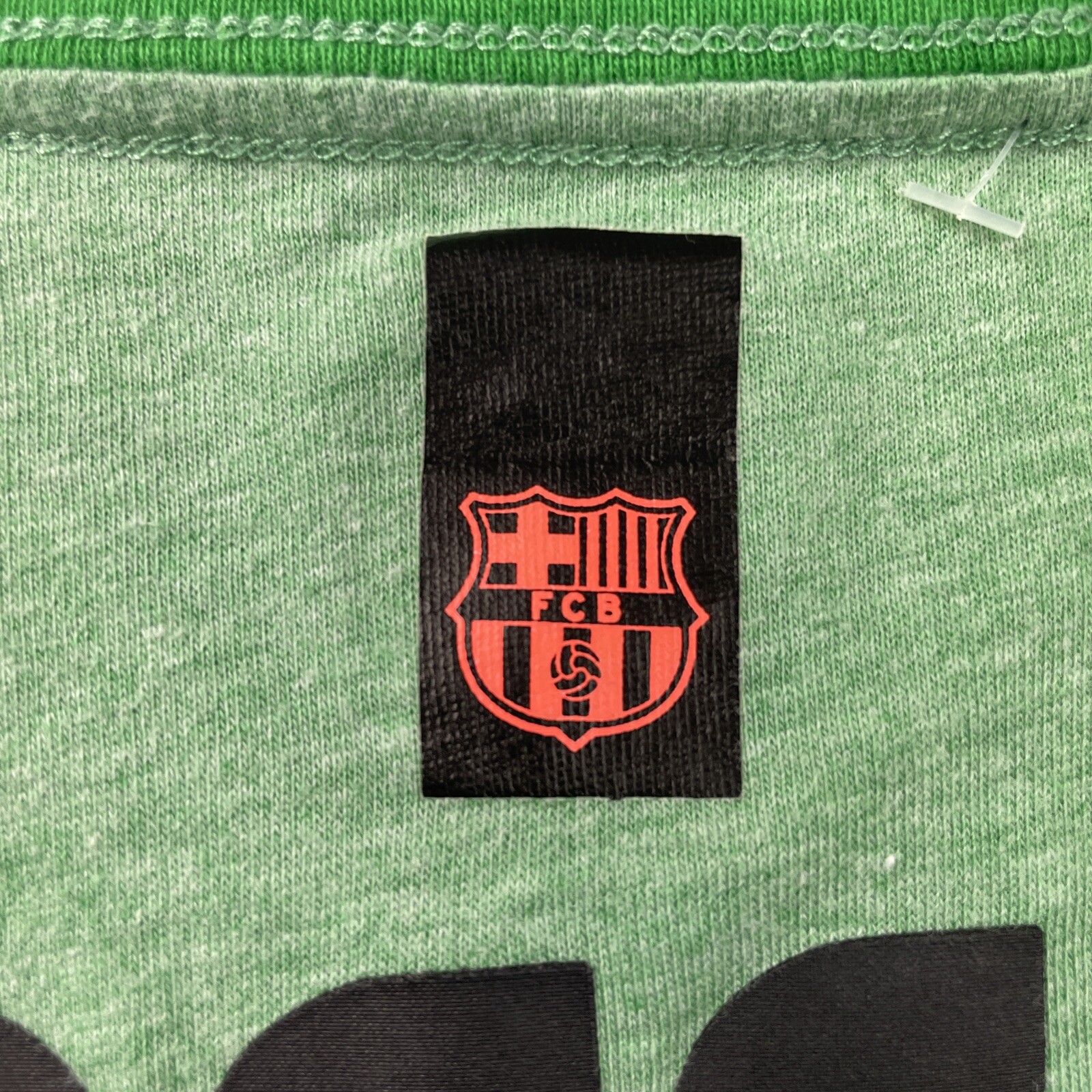 FC Barcelona Lionel Messi Leo Ringer Green Tee #10 Size Large Short ...