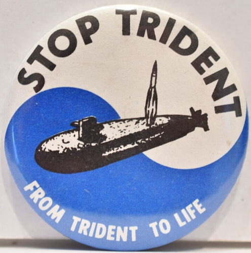 1970s Stop Trident To Life Nuclear Submarine Weapon Race Missile Anti ...