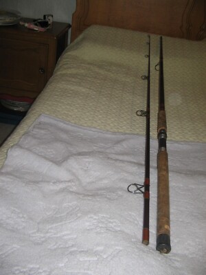 VINTAGE SHAKESPEARE SPIN MASTER 1505-300 PIKE ROD 3 METRE - TITANIUM ...