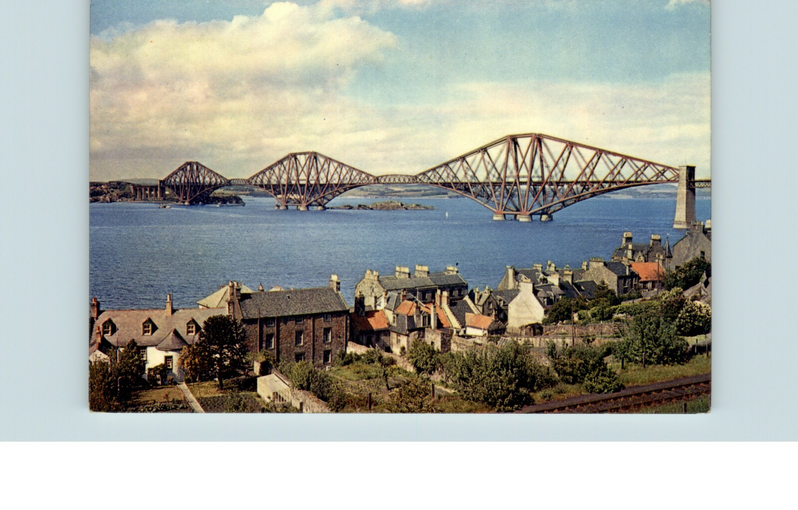Postcard Chrome The Forth Bridge Firth of Forth Scotland built 1883 ...