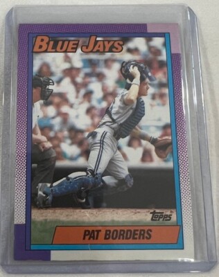 Pat Borders 1990 Topps Baseball card #191 Toronto Blue Jays | eBay