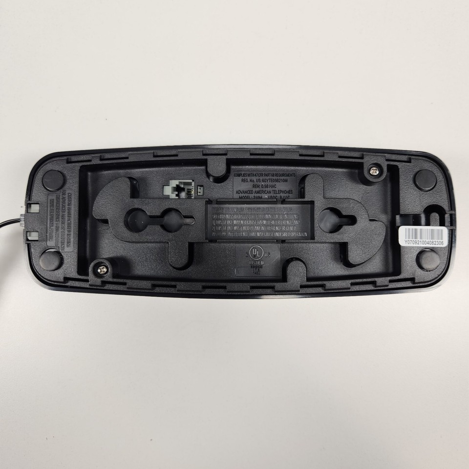 AT&T 210 Trimline Corded Telephone w/ 13 Number Memory- 210M, Desk or ...