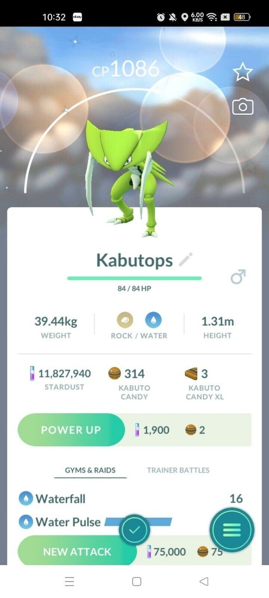 Pokemon Kabuto Evolution Pokemon 2140 Shiny Kabuto Pokedex: Evolution,