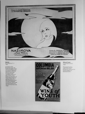 SALOME / WINE OF YOUTH / WAY DOWN EAST MOVIE POSTER ART 11"x8" 1988 ...