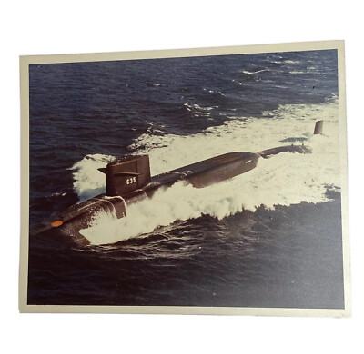 1964 VINTAGE USS SAM RAYBURN SUBMARINE PHOTOGRAPH SSBN 635 8”x11” PRINT ...
