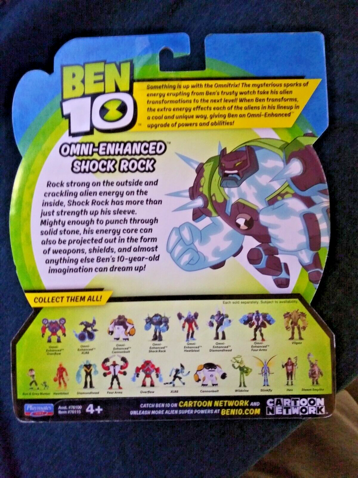 BEN 10 Omni-Enhanced SHOCK ROCK NEW + FREE SHIPPING ON ALL BEN 10 | eBay