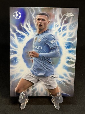 2024-25 Topps Chrome UEFA Circle of Power Phil Foden SHOCKWAVE SSP Man ...