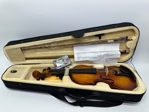 Cecilio CVN-320L Solid Wood Ebony Fitted LEFT-HANDED Violin | eBay