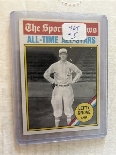 1976 Lefty Grove Philadelphia Athletics Topps Baseball Card #350 | eBay