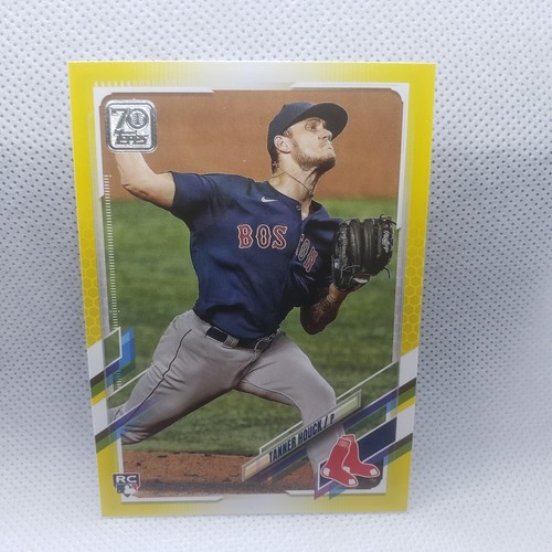 2021 Topps Tanner Houck Rookie Yellow Parallel #635 RED SOX (read) | eBay