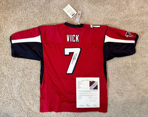 Michael Vick Autographed Mitchell & Ness Jersey w/ JSA LOA Atlanta ...