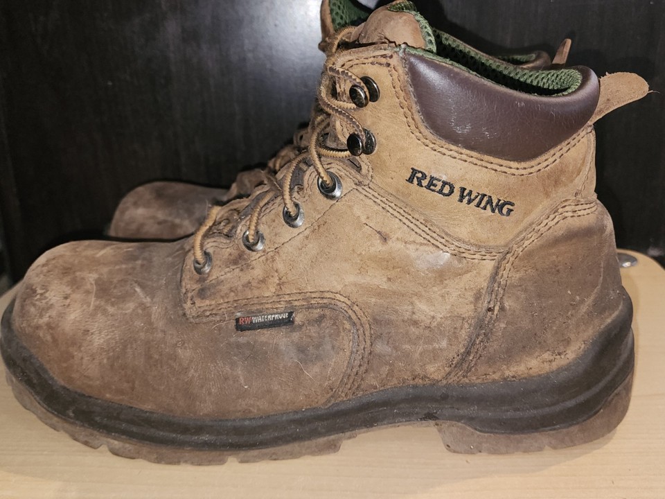 Red Wing Mens King Toe 2240 Brown Leather Size 8 D Work Safety Boots ...