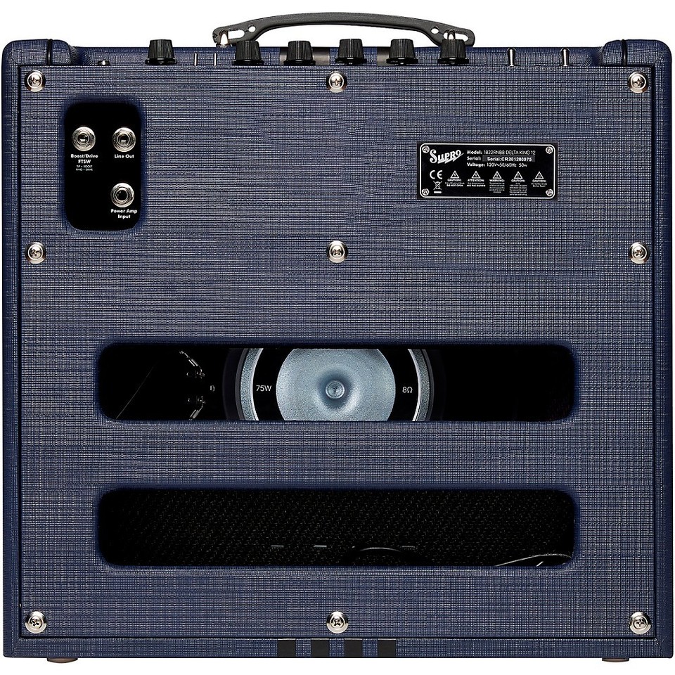 Supro LE 1822 Delta King 12 15W 1x12 Tube Guitar Amp Blue Refurbished ...