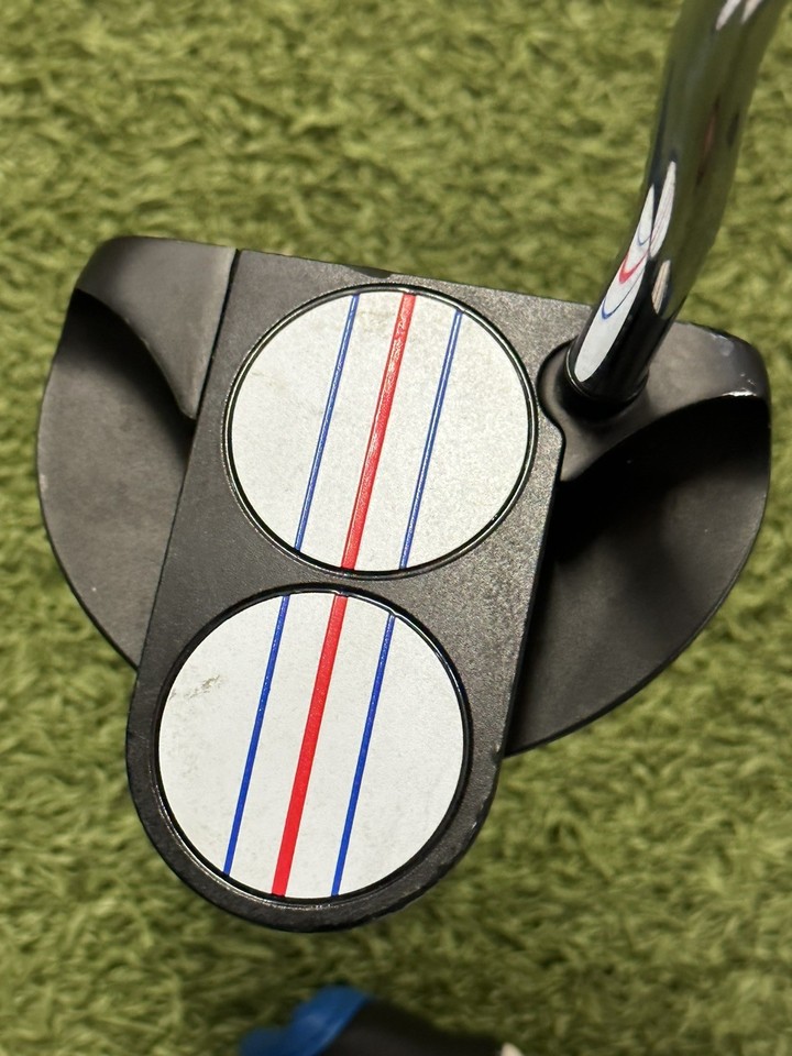 Odyssey Triple-Track 2 Ball LEFT HAND Golf Putter. HallowedGolf.com ...
