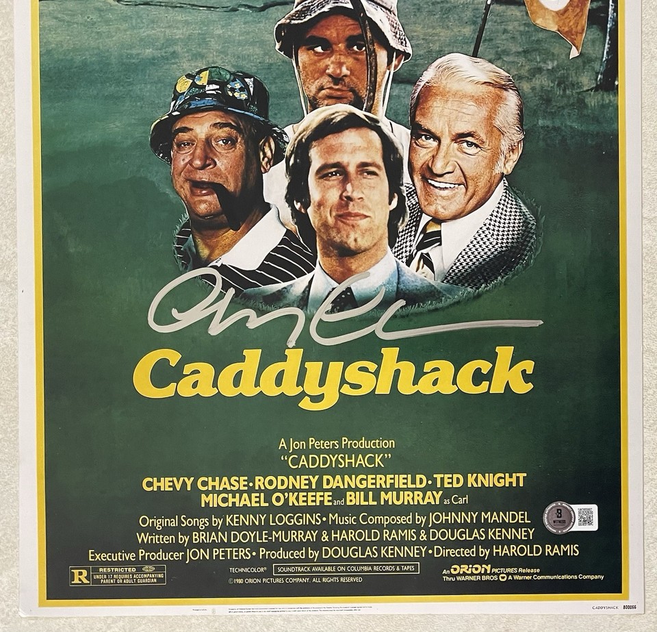 Chevy Chase Signed 12x18 Photo Autographed BAS ITP Caddyshack Witnessed ...