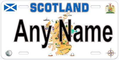 Scotland Europe Any Name Personalized Novelty Car License Plate | eBay