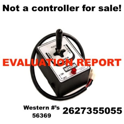 REPAIR EVALUATION REPORT JOYSTICK BOARD FISHER WESTERN SNOW PLOW 6PIN ...