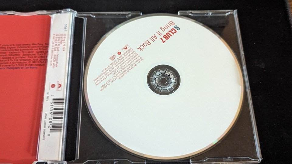 S Club 7 – Bring It All Back - Enhanced Cd single CD1 | eBay