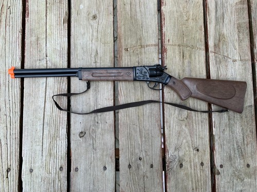 NEW Cowboy Ranger Revolver Carbine Rifle Toy Cap Gun - Black 97-6 | eBay