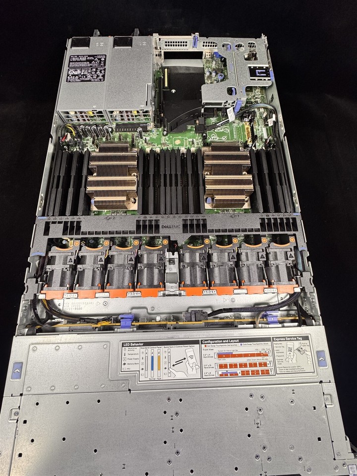 DELL POWEREDGE R640 4LFF 2x 10C SILVER 4114 2.20GHz 96GB RAM 1x 1TB SSD ...