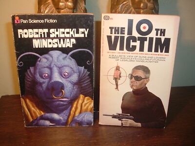 2 sci-fi PBs by Robert Sheckley: Mindswap, The 10th Victim - SHIPS FREE ...