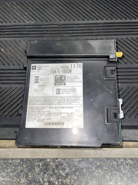 84361176 Radio Receiver Io6 18-19 Suburban Yukon Tahoe Sierra Silverado ...