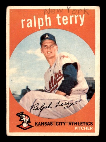 1959 Topps Baseball #358 Ralph Terry PR *e1 | eBay