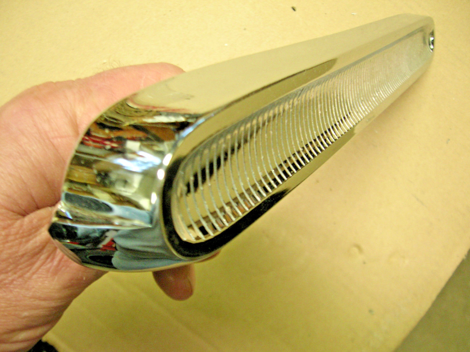 1964-65-66 Thunderbird console pass side glove box trim panel.Pitting ...