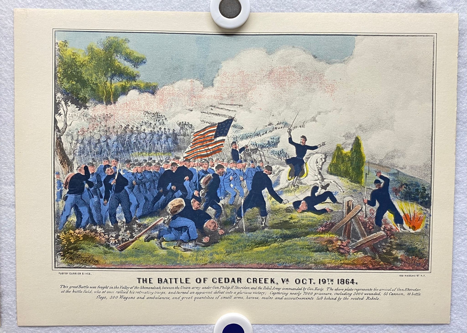 Currier & Ives Civil War Hand Colored Engraving Portfolio #8 Set of 6 ...