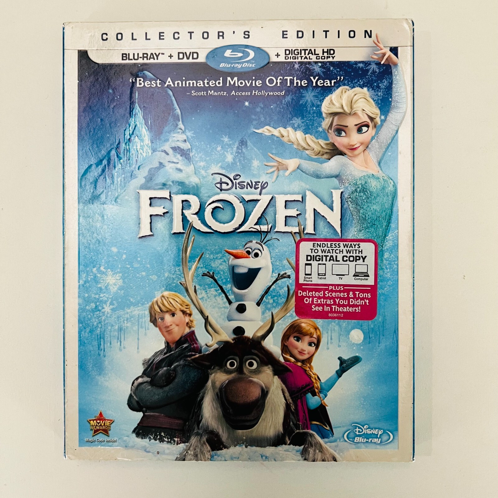 Frozen Blu Ray Disney
