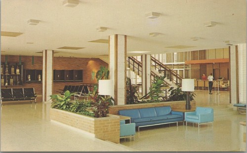 Y Center Main Lobby Brigham Young Univ BYU Provo Vintage Postcard ...