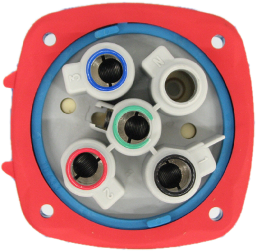 Meltric 33-68076 Inlet Plug 60A 250VAC DS60 Welding Motor Gen Sets ...