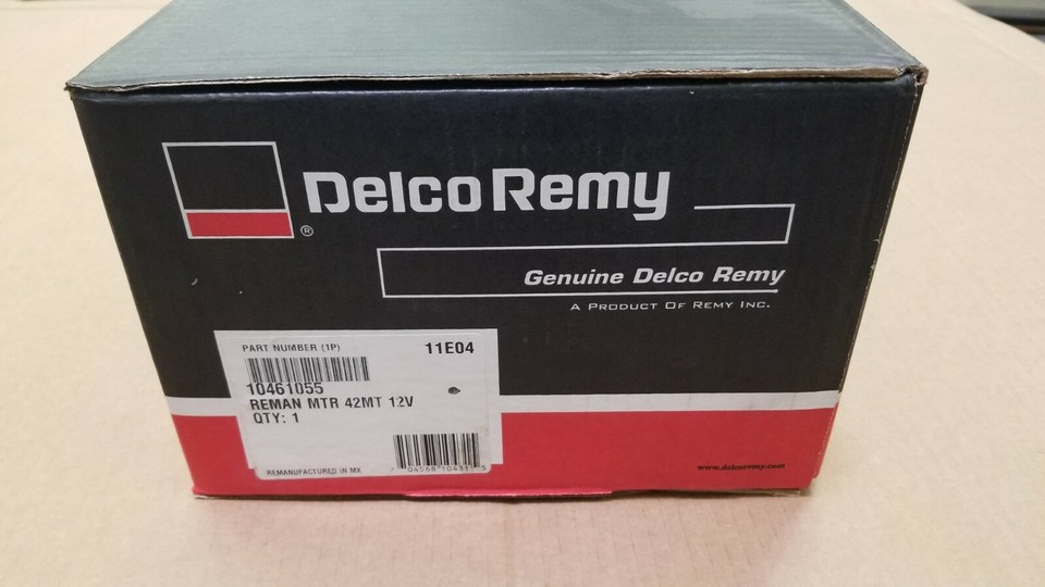 10461055 - STARTER 42MT, 12V GENUINE DELCO REMY **OUTRIGHT** | eBay