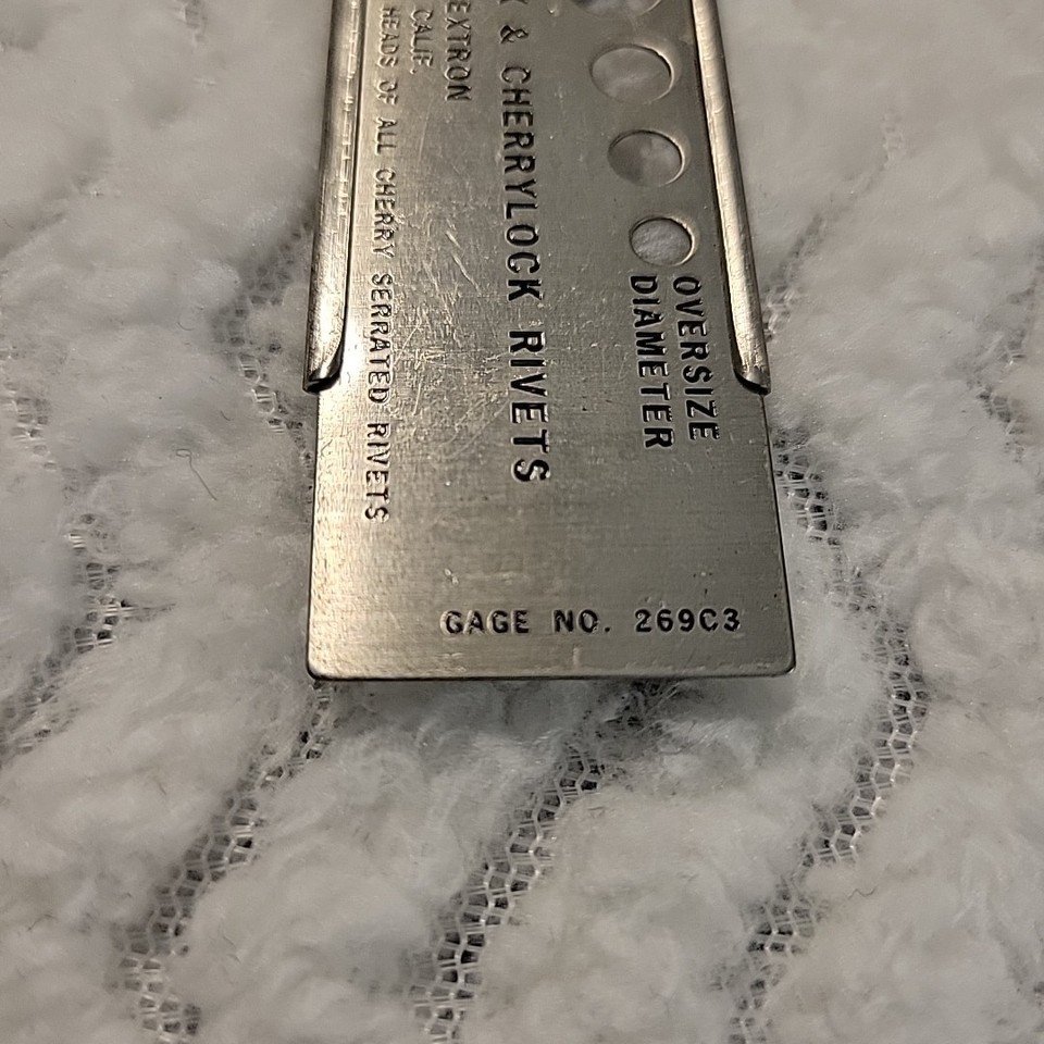 Grip Gage for Cherry Max & Cherry Lock Rivets – Model 269C3 Cherry ...