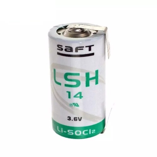 SAFT LSH14 C U SOLDERING TAG LITHIUM BATTERY LI-SOCI2 C14 5800mAh LFZ ...