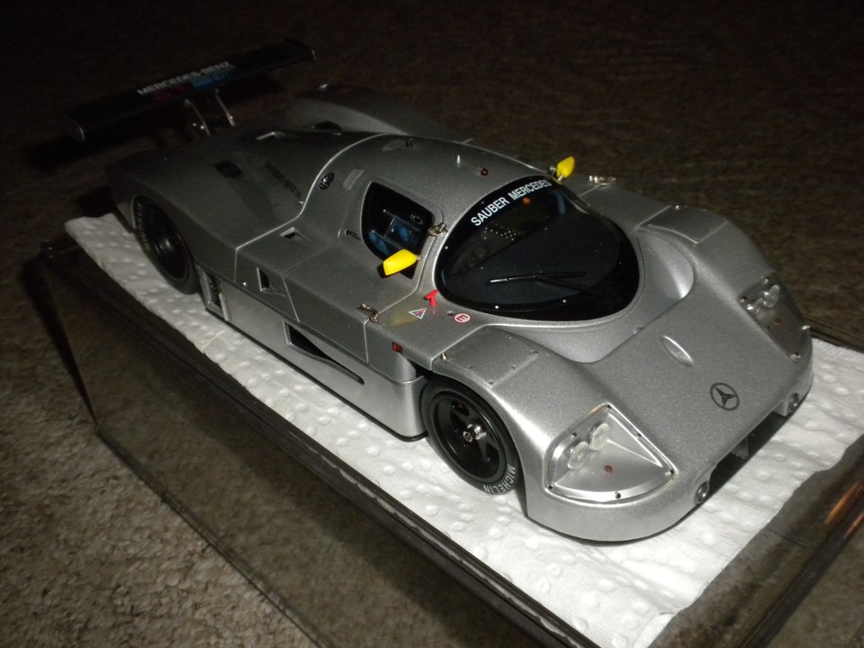 1:18 Exoto 1989 Sauber Mercedes Benz C9 silver diecast model car no box ...