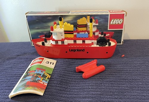 LEGO 311 Ferry Boat Vintage Complete 1973 LEGOLAND Original Box ...