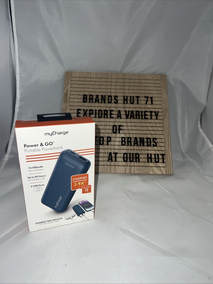 myCharge 10000mAh Power & Go Power Bank - New & Sealed | eBay