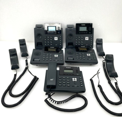 LOT OF 5 Yealink T42G Gigabit IP Phone NO STAND & NO A/C ADAPTER , GOOD ...