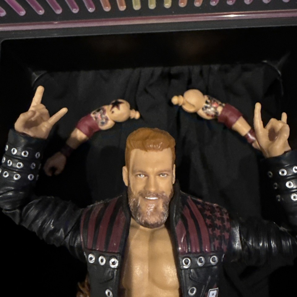 Custom Mattel WWE Ultimate Edition Edge Series 8 Wrestling Action ...