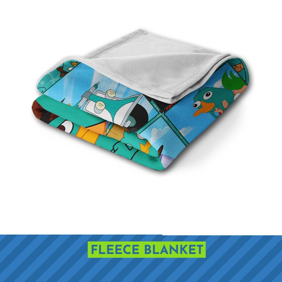 Perry the Platypus Blanket, Perry the Platypus Movies Fleece, Sherpa ...