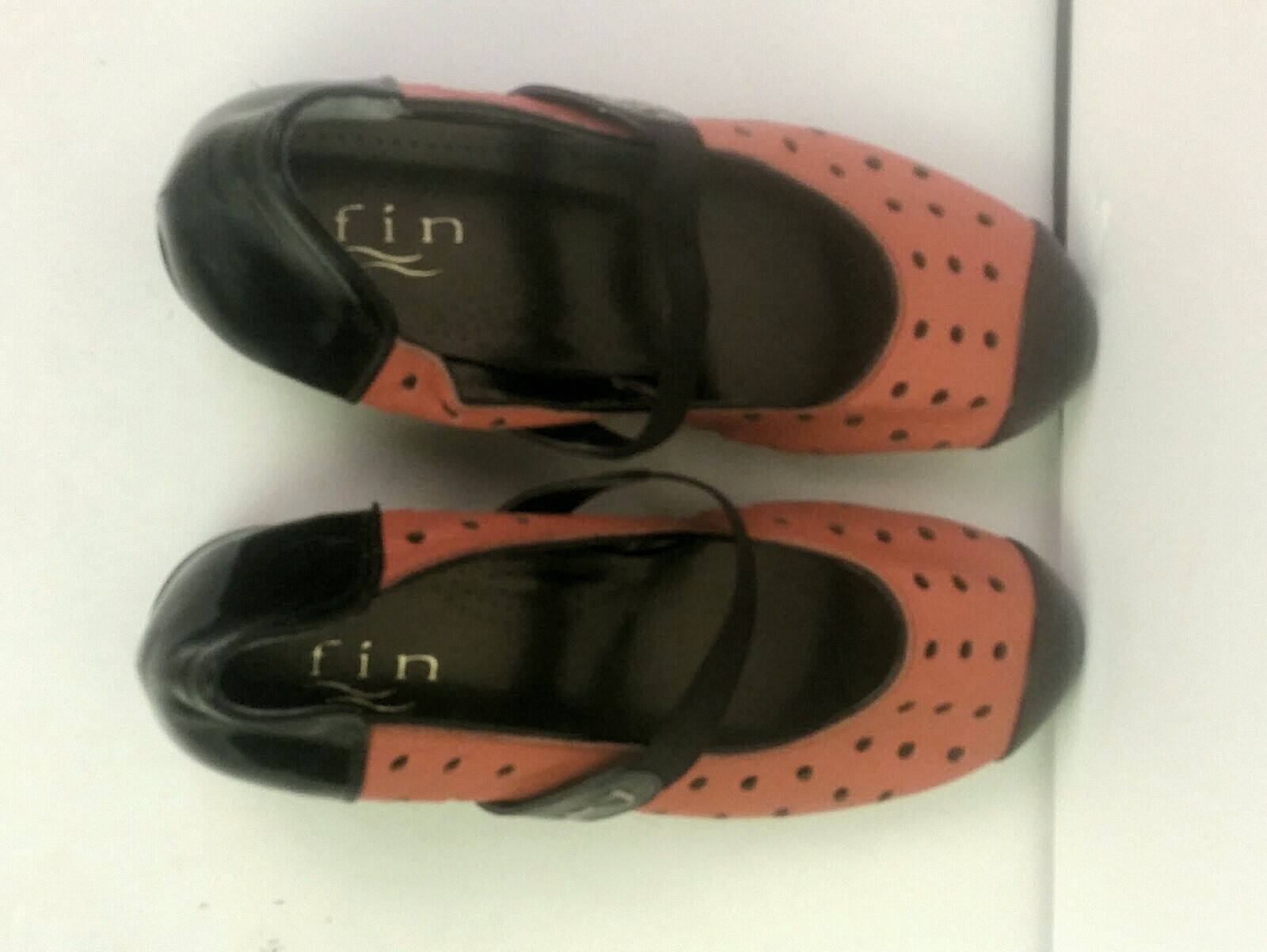 Japanese Fin Red & black womens flats sz 6 1/2 us/sz 240e Korea | eBay