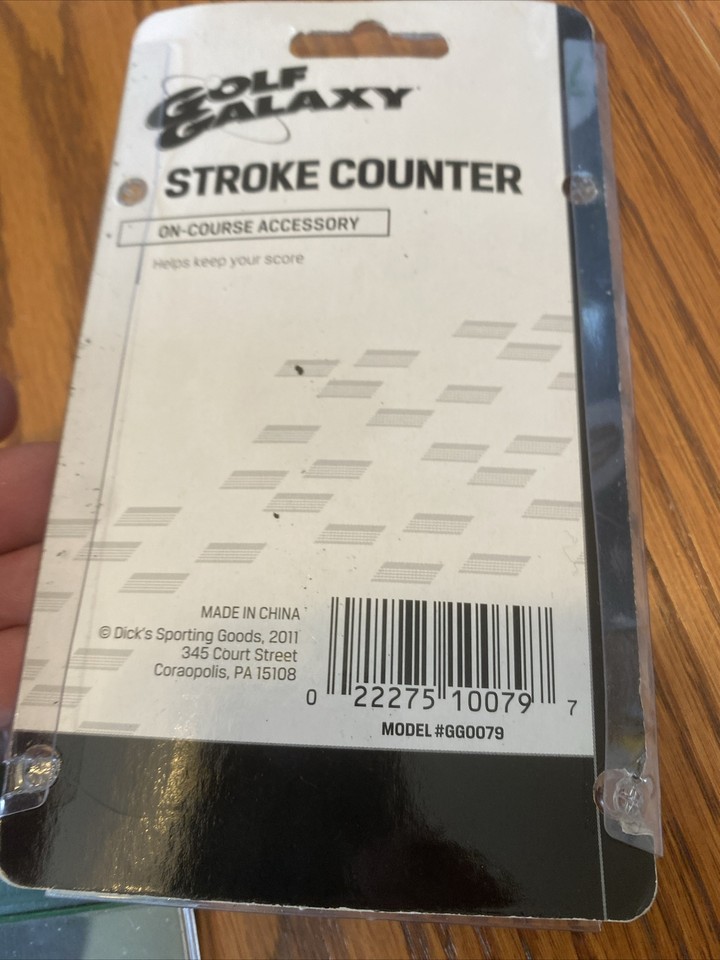 Golf Galaxy Pocket Stroke Counter Caddy Brand New In Box + Labels ...