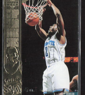 1994-95 Upper Deck #S6 Larry Johnson Kemp Slam Dunk Stars | eBay