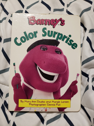 Barney's Color Surprise Board Book VINTAGE | eBay