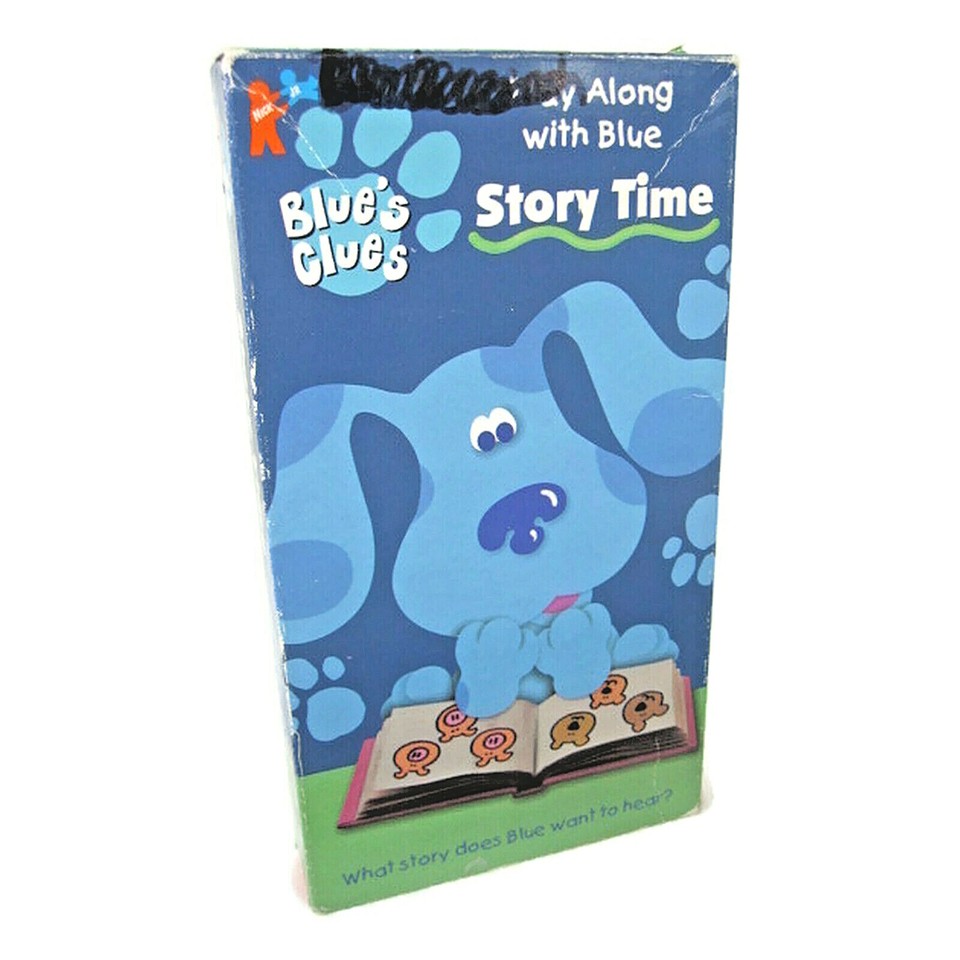 Blue's Clues Story Time Arts Crafts Birthday Nick Jr Viacom 3-VHS Lot ...