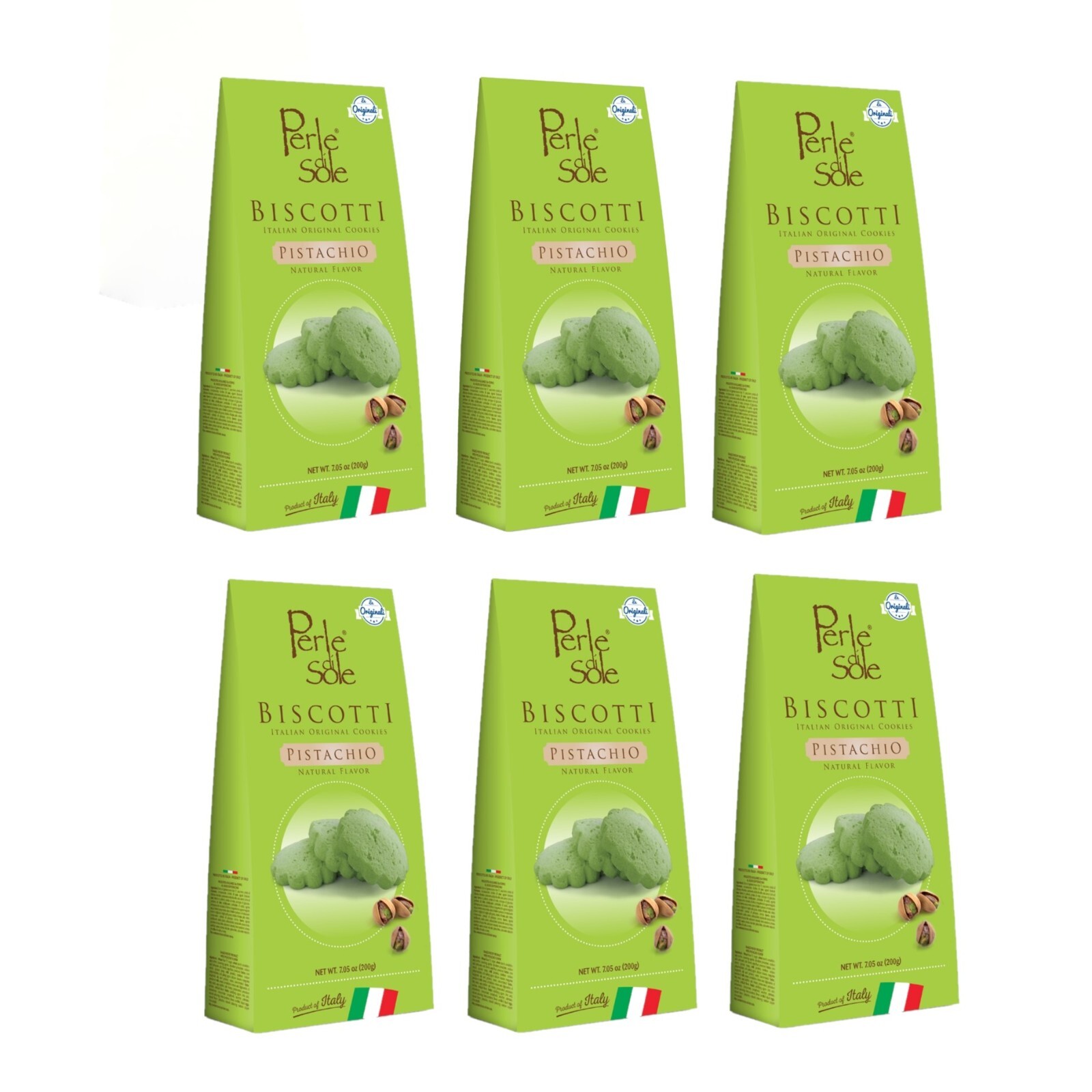 Pistachio Cookies Perle Di Sole 200 Gr. Offer 6 Pieces | eBay