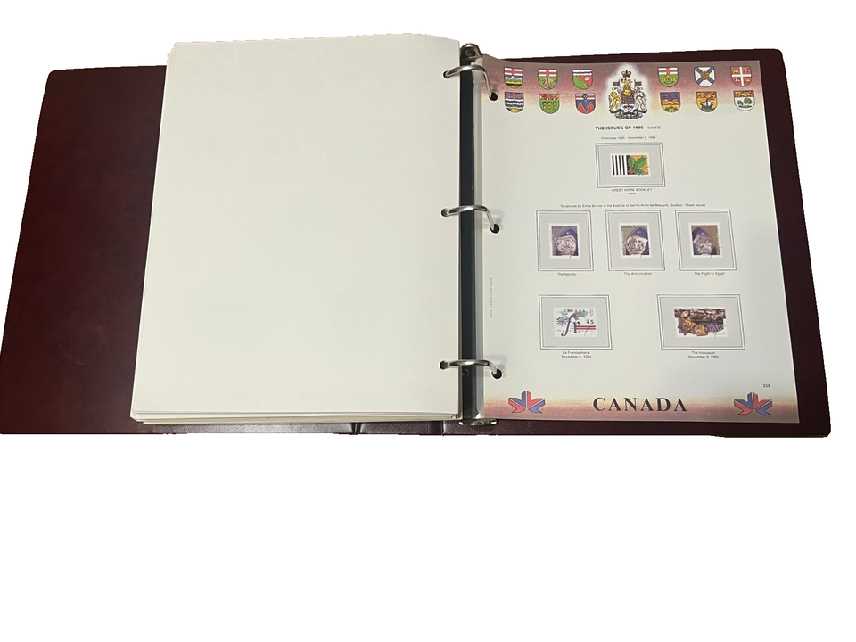 UNITY Canada Postage Stamp Album Full Colored from 1967 to 1995 | eBay