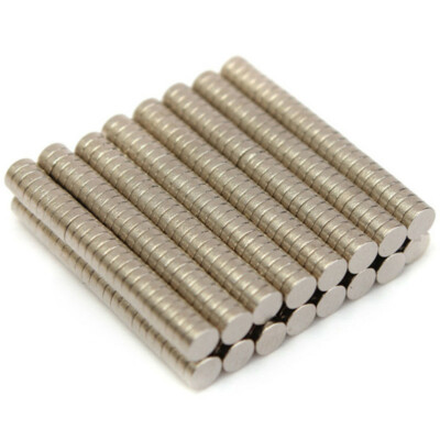 100pcs x Rare Earth Magnet 3mm x 1mm Disc round Neodymium fridge ...